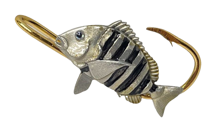 Hookits Sheepshead Fishing Hook Hat Pin Clip | Bass Pro Shops